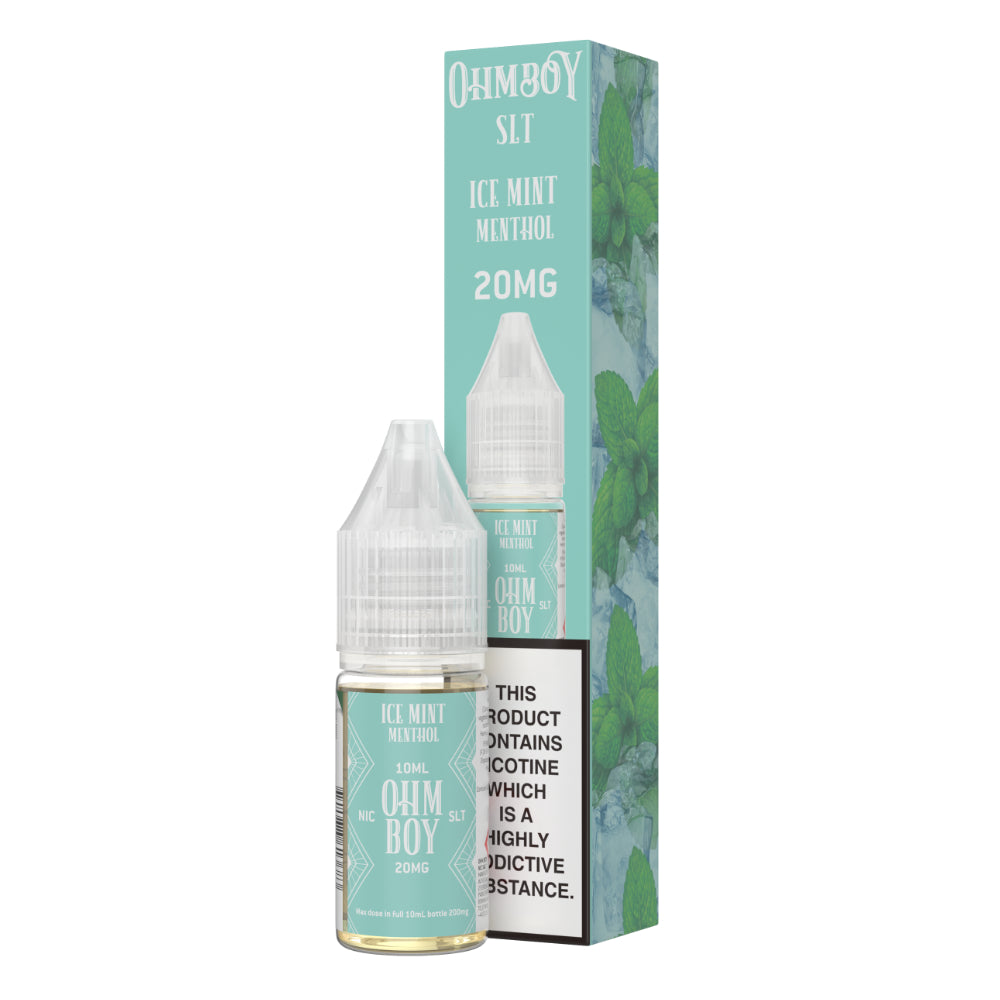 SLT - Ice Mint Menthol 10ml Nic Salt - Ohm Boy E-Liquids